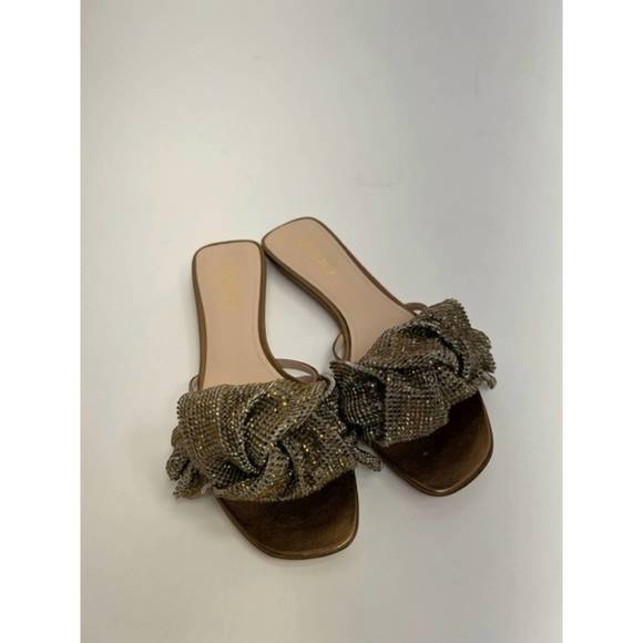 Rodo | Shoes | New Rodo Flat Mesh Knot In Brass | Poshmark